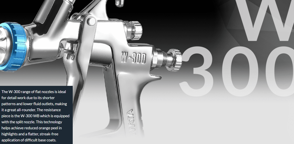 Iwata W300 Gravity Spot Repair Spray Gun - Spray Guns Direct