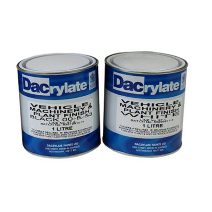 Dacrylate Gloss Black Paint 5 Litre - Spray Guns Direct