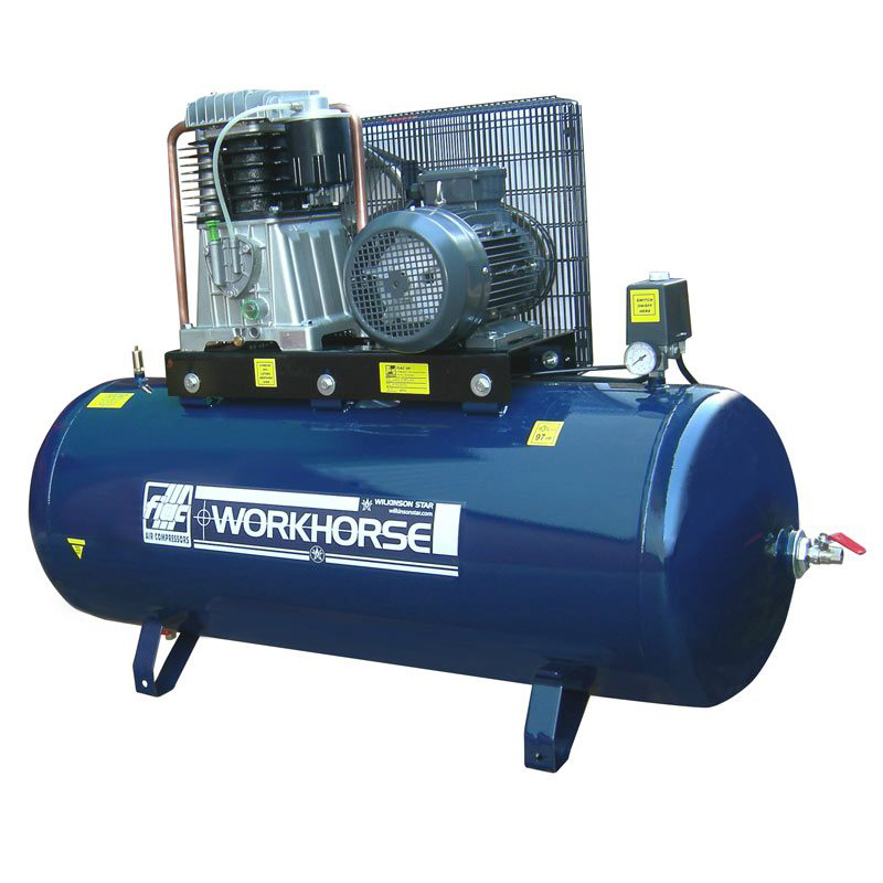 FIAC/Workhorse Belt Drive Air Compressor (270 Litre, 21.0 CFM)
