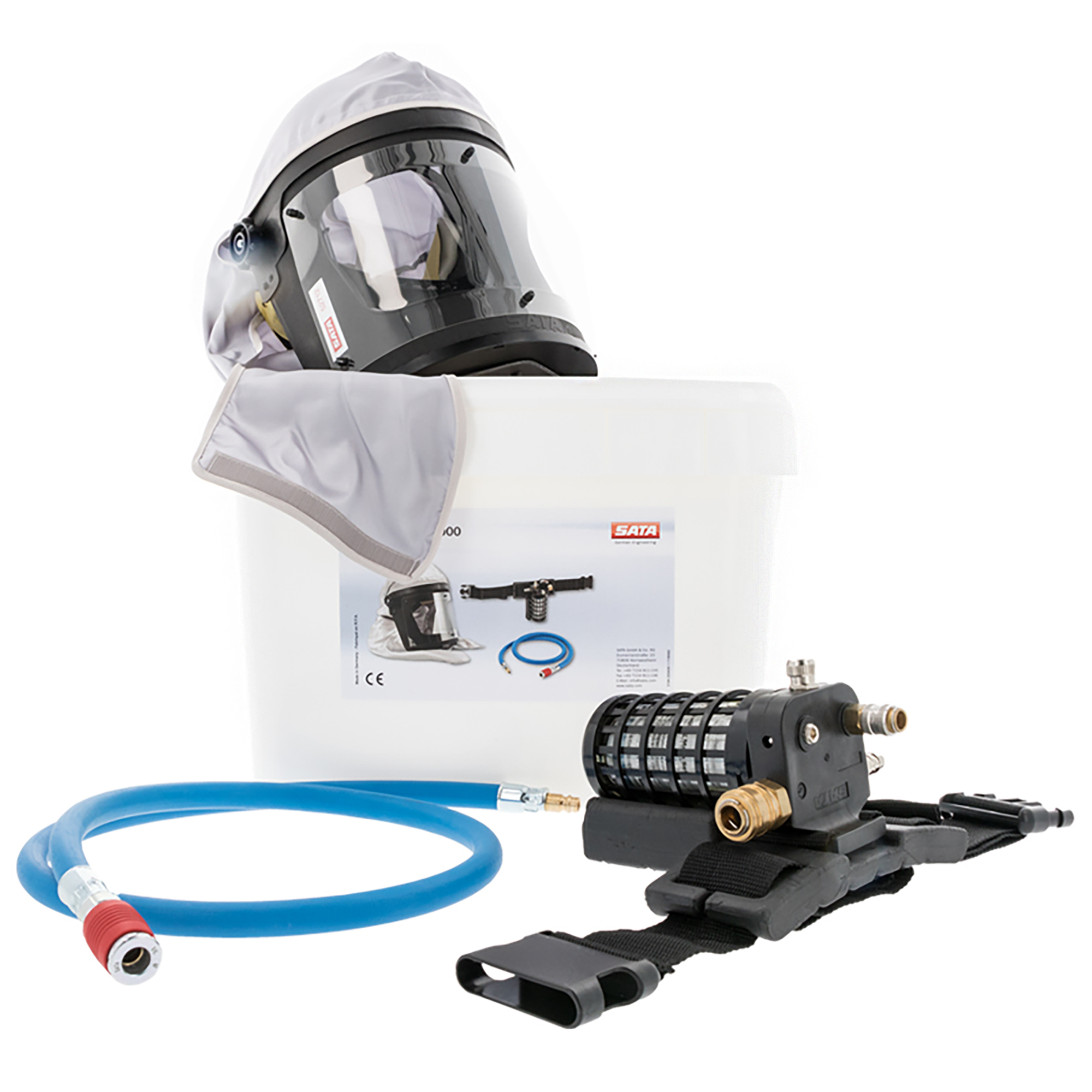SATA Vision 2000 Respirator Complete Kit Belt Unit and 1.2m Hose