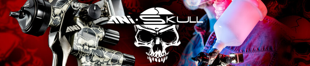 A.N.I. Skull Gravity Spray Gun Kit - Spray Guns Direct