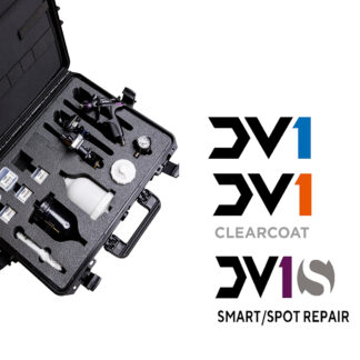 DeVilbiss 3-Gun DV1 Series Kit (704704) - Spray Guns Direct