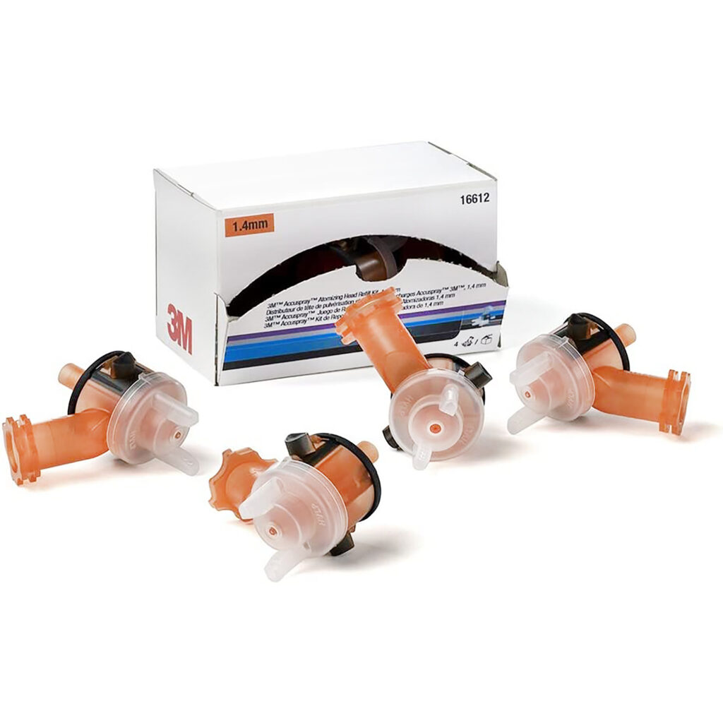 3M Accuspray Atomizing Head Refills Kits Clear 1.8mm (16611)