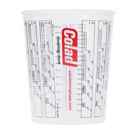 Colad Solvent Proof Mixing Cups (1.4 Litre)(9400300)(colcup1400)