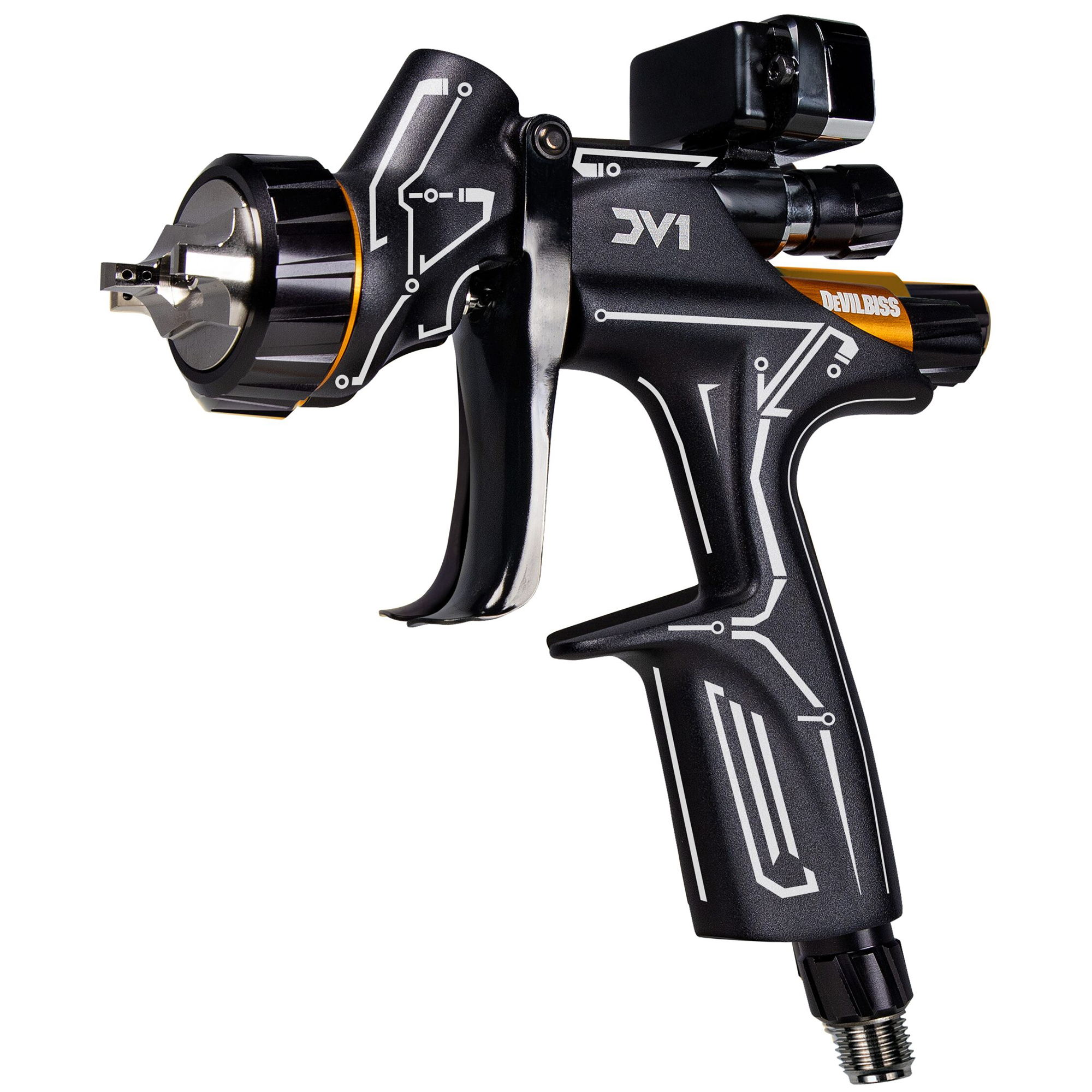 DeVilbiss DV1 Clearcoat Gravity Circuit Edition Spray Gun