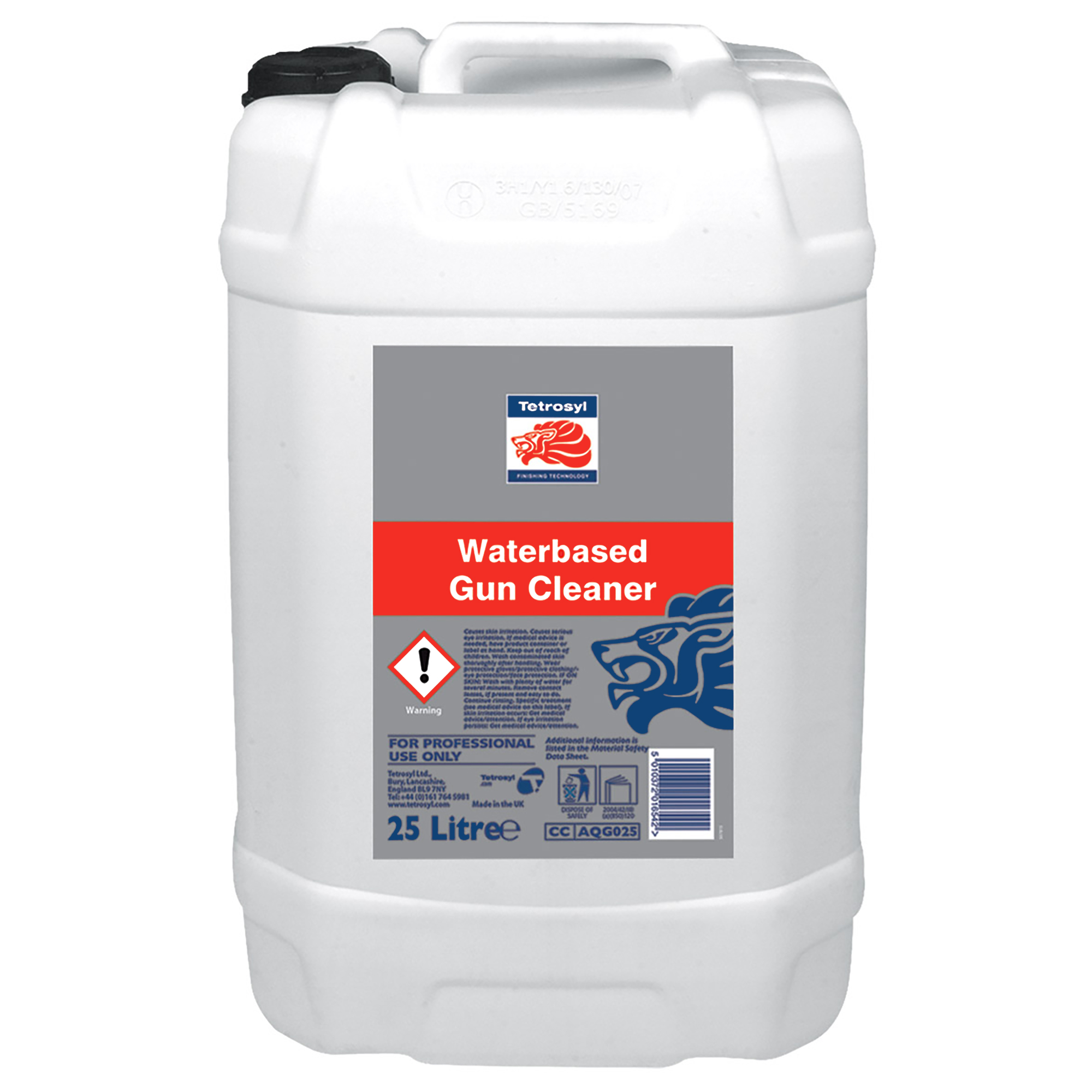 Tetrosyl Waterbased Gun Cleaner 25 Litres