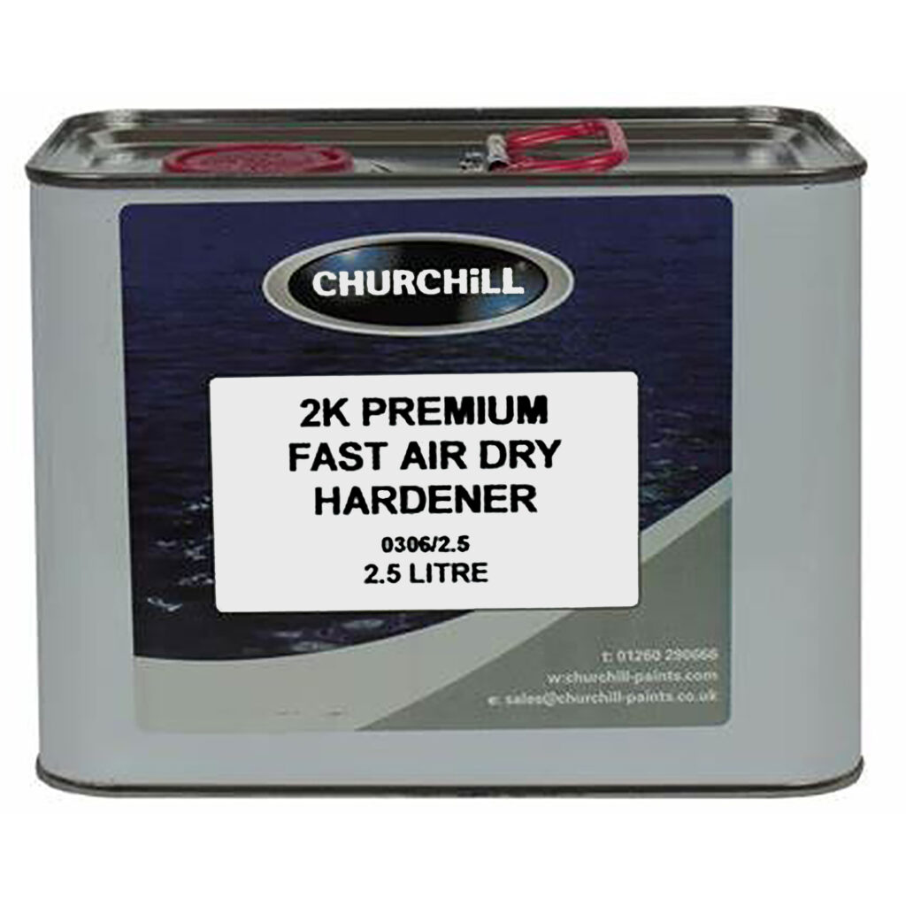 Churchill 2K Fast Air Drying 1L Hardener - Spray Guns Direct