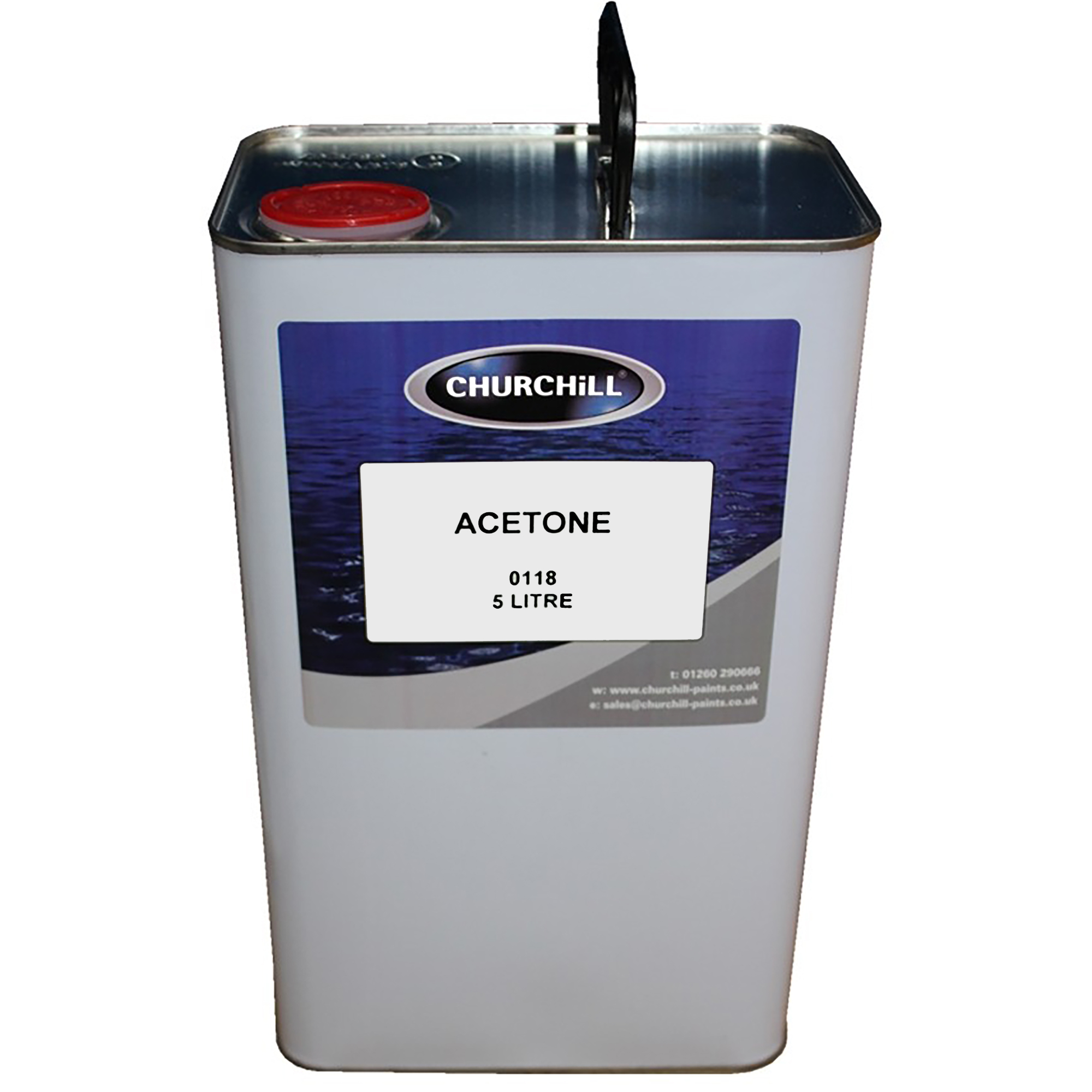 Churchill Acetone (5 Litres) (0118) - Spray Guns Direct