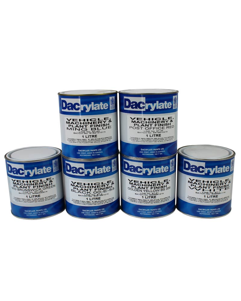 Dacrylate Gloss Brushing Black Paint 5 Litre - Spray Guns Direct