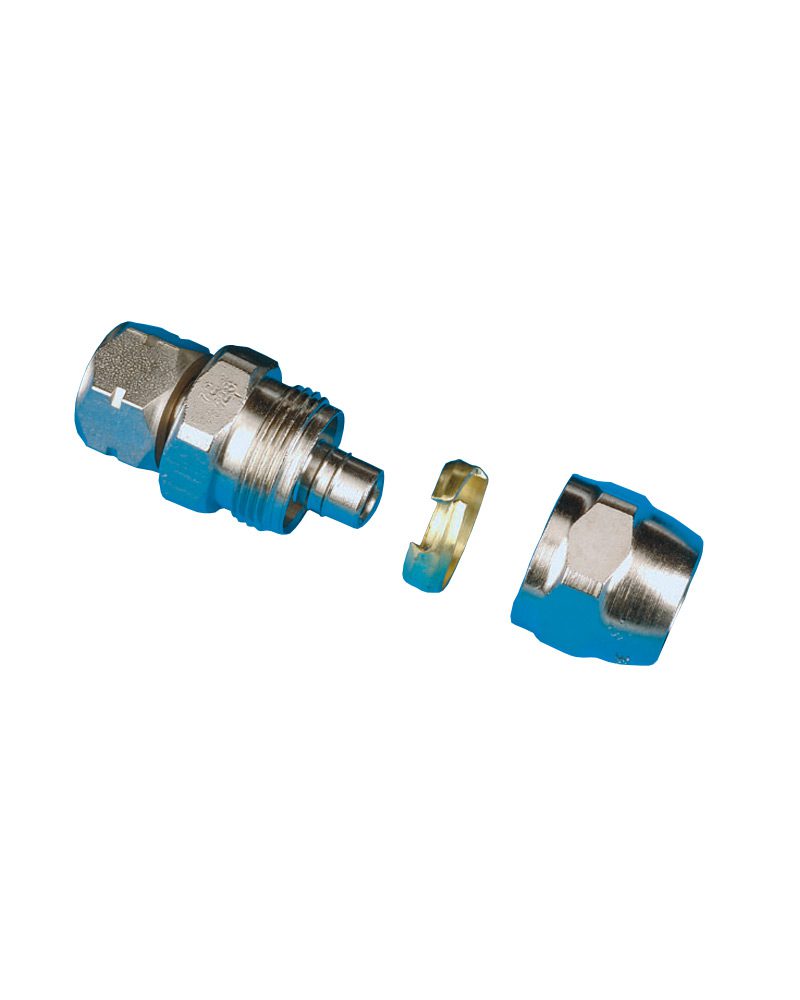 DeVilbiss 3/8" BSP Female (9.5mm (3/8") hose bore) Reusable Connector