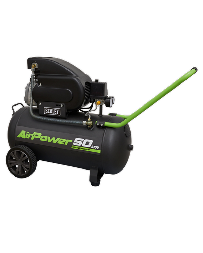 Sealey Vertical Belt Drive Compressor (90 Litre, 3hp, 13.4cfm Displacement)