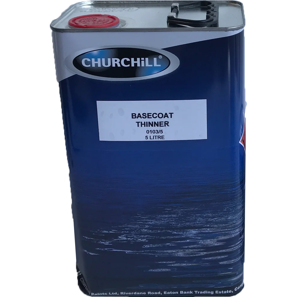 Churchill 2K Basecoat Thinner (0103/5) - Spray Guns Direct