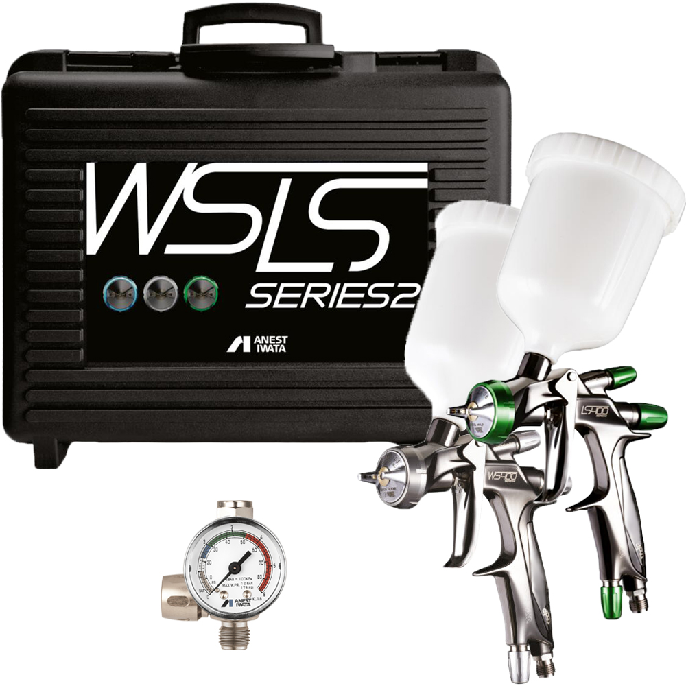 Iwata LS400 & WS400 Series 2 Non Digital Spray Gun Kit