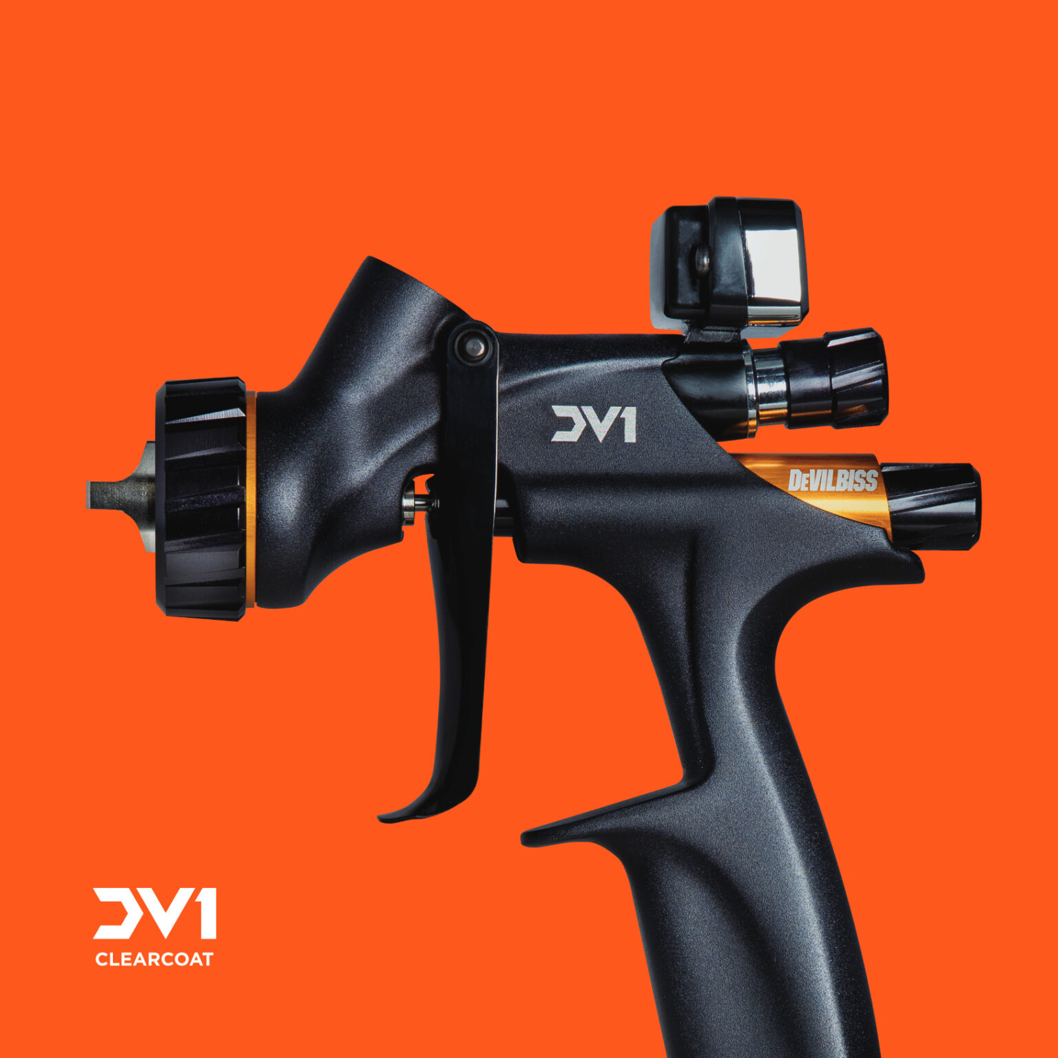 DeVilbiss DV1 Basecoat, Clearcoat & Spot Repair Spray Guns