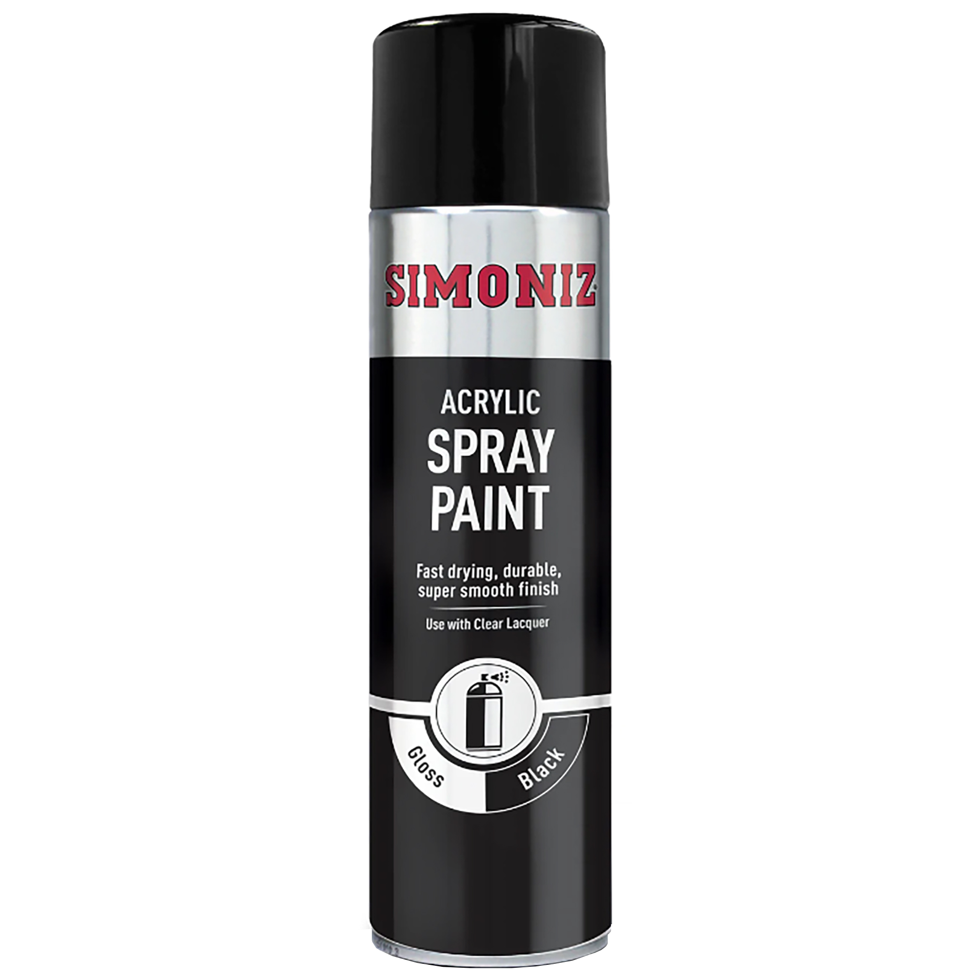 Gloss Black Spray Paint Hycote Wheel Paint Gloss Black 400ml