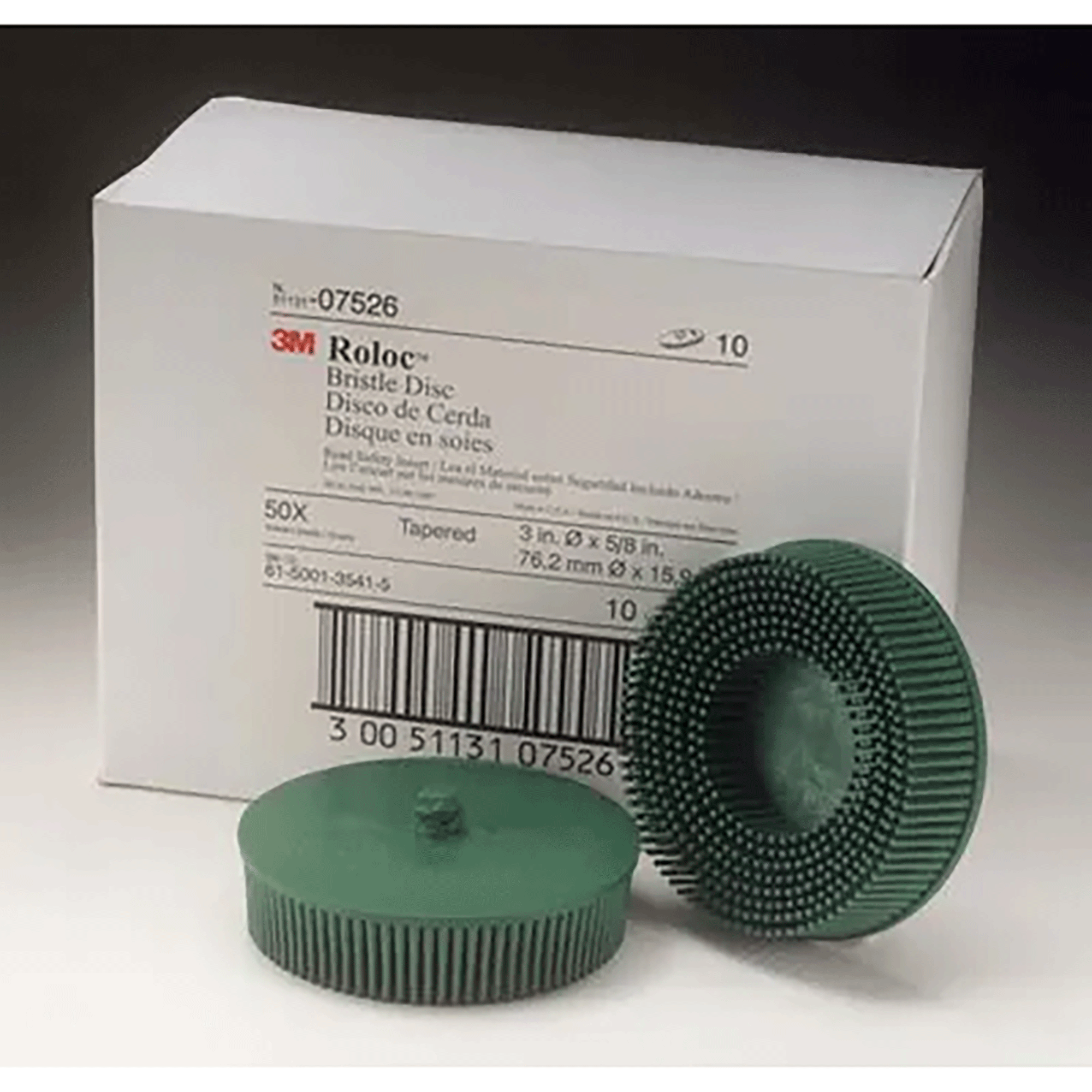 Scotch-Brite™ Roloc™ Bristle Disc RD-ZB, P50 (07526)