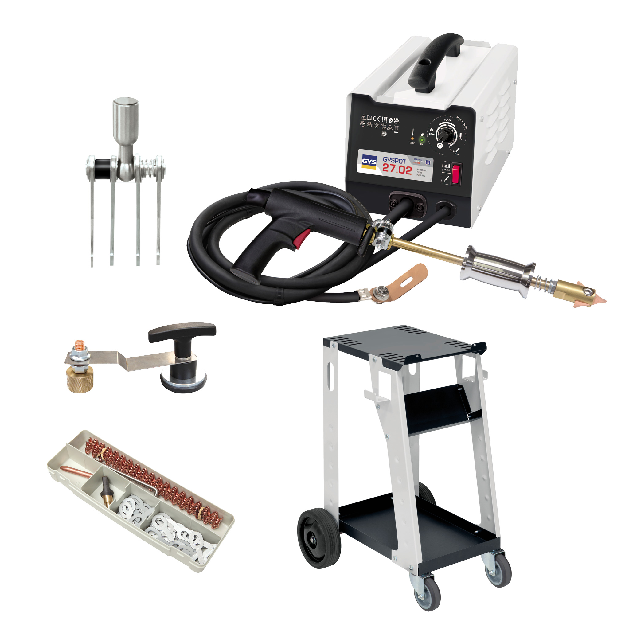 GYS GYSPOT 27.02 Dent Pulling / Straightening Kit