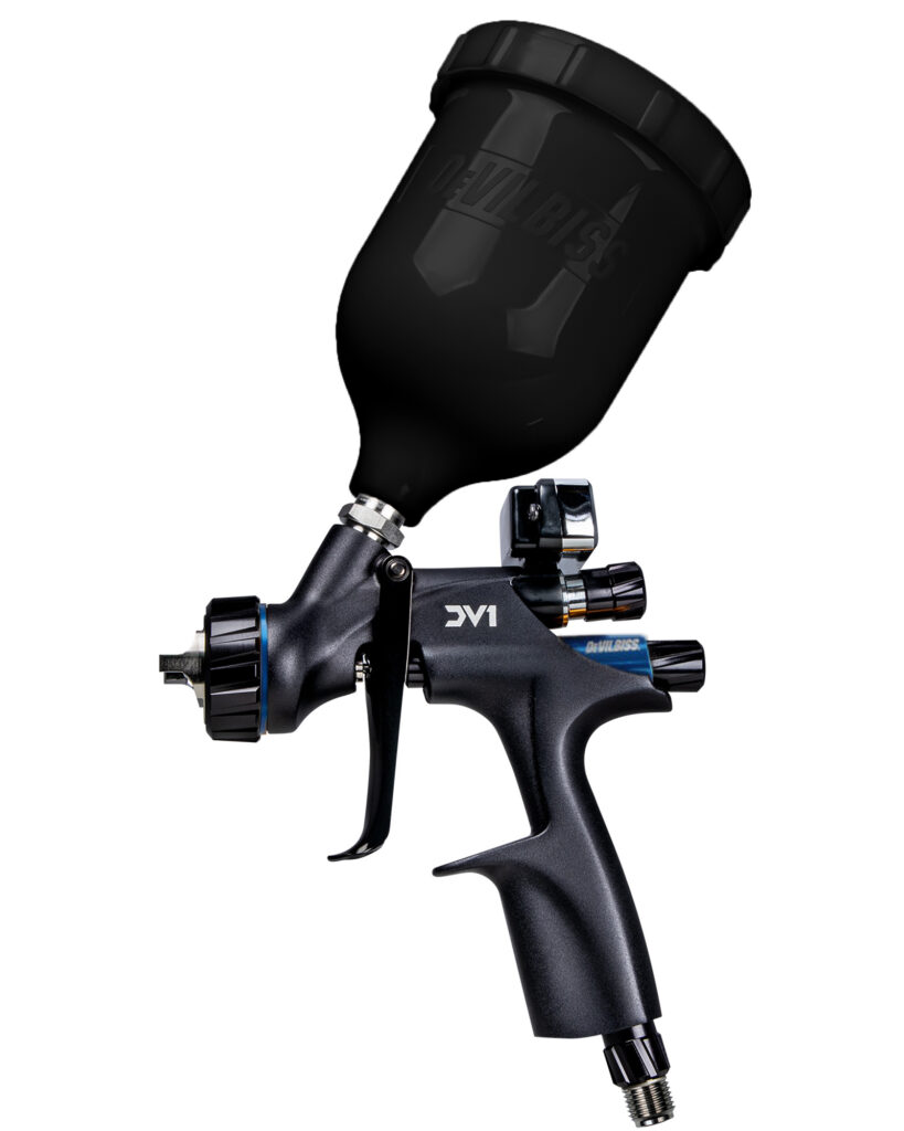 DeVilbiss DV1 Basecoat, Clearcoat & Spot Repair Spray Guns
