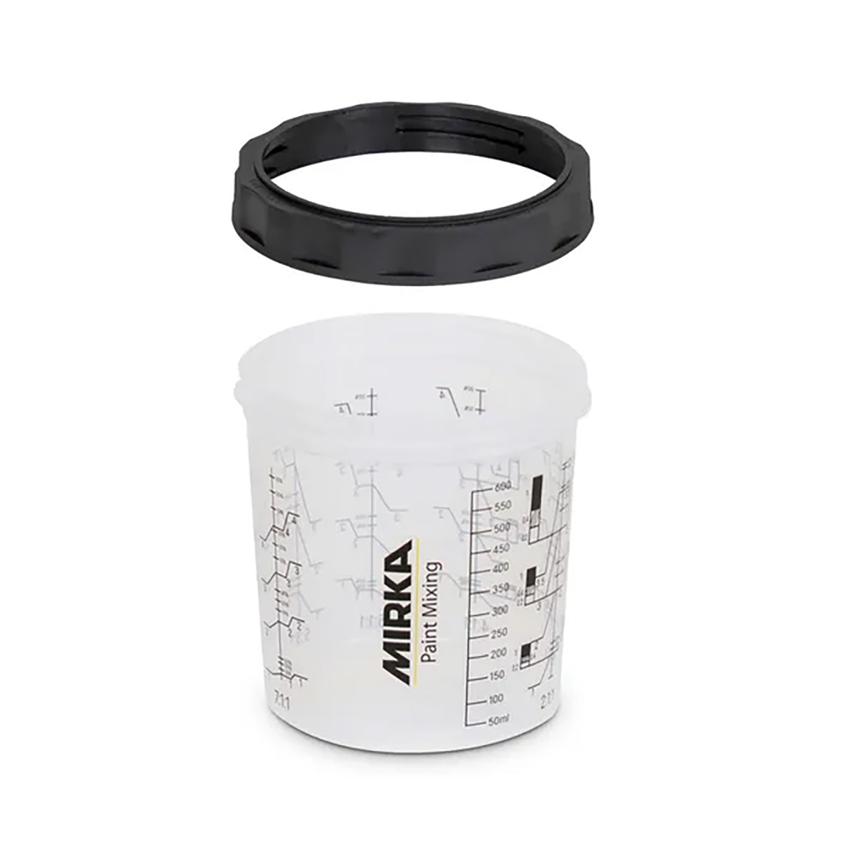 Mirka Paint Cup System 400ml Outer Cup with Collar *Pack of 2*