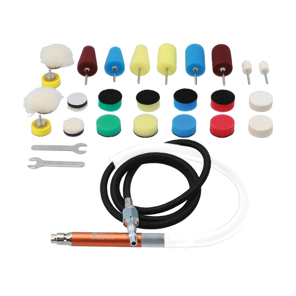 Power-Tec Pneumatic Detail Polishing Tool Kit (92559)