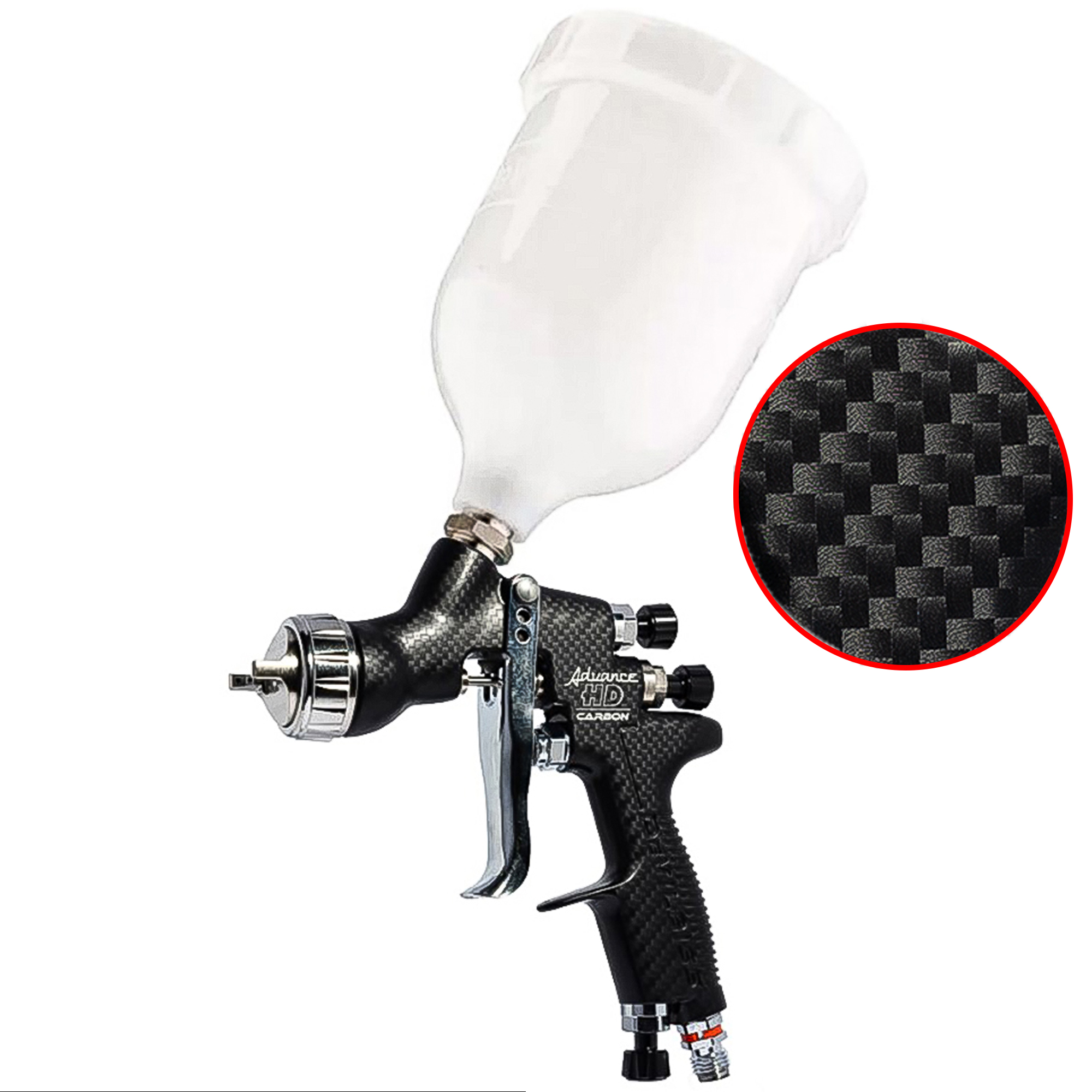DeVilbiss Advance HD Carbon Conventional Gravity Spray Gun