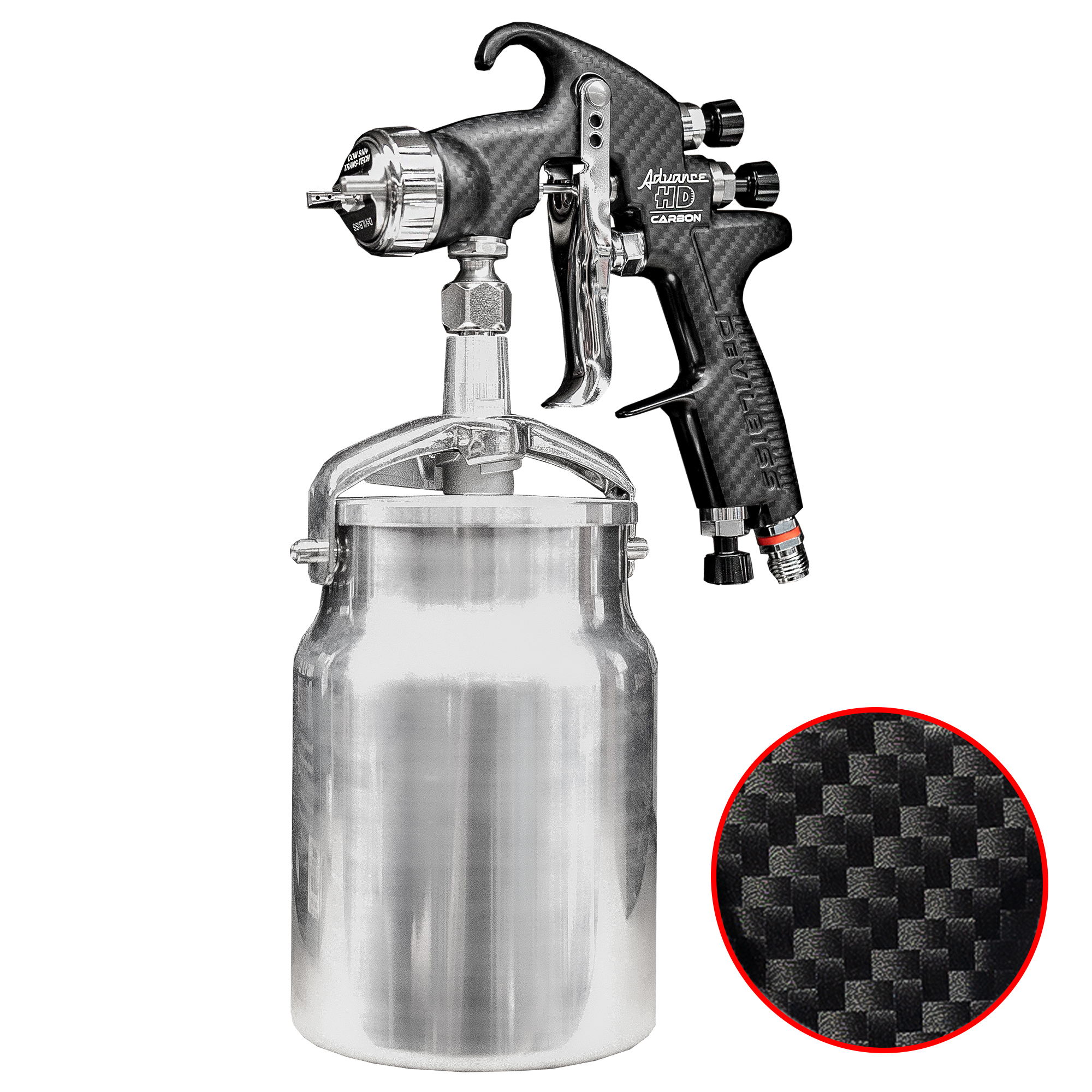 DeVilbiss Advance HD Carbon Edition Suction Spray Gun