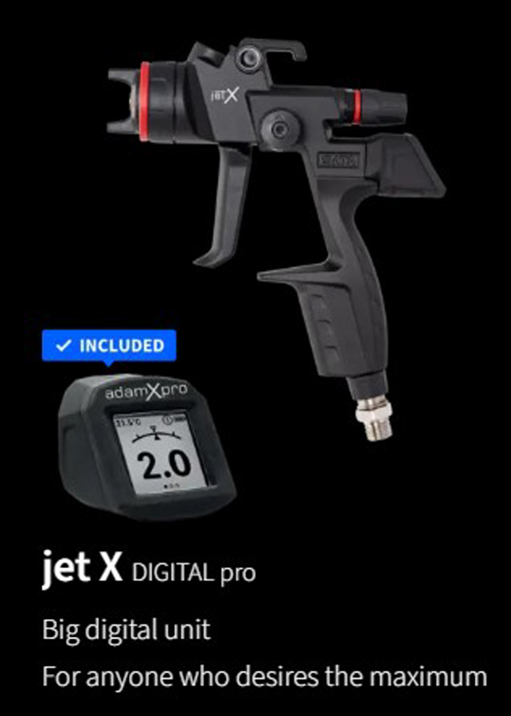 SATA jet X Digital Pro Spray Gun | Spray Guns Direct