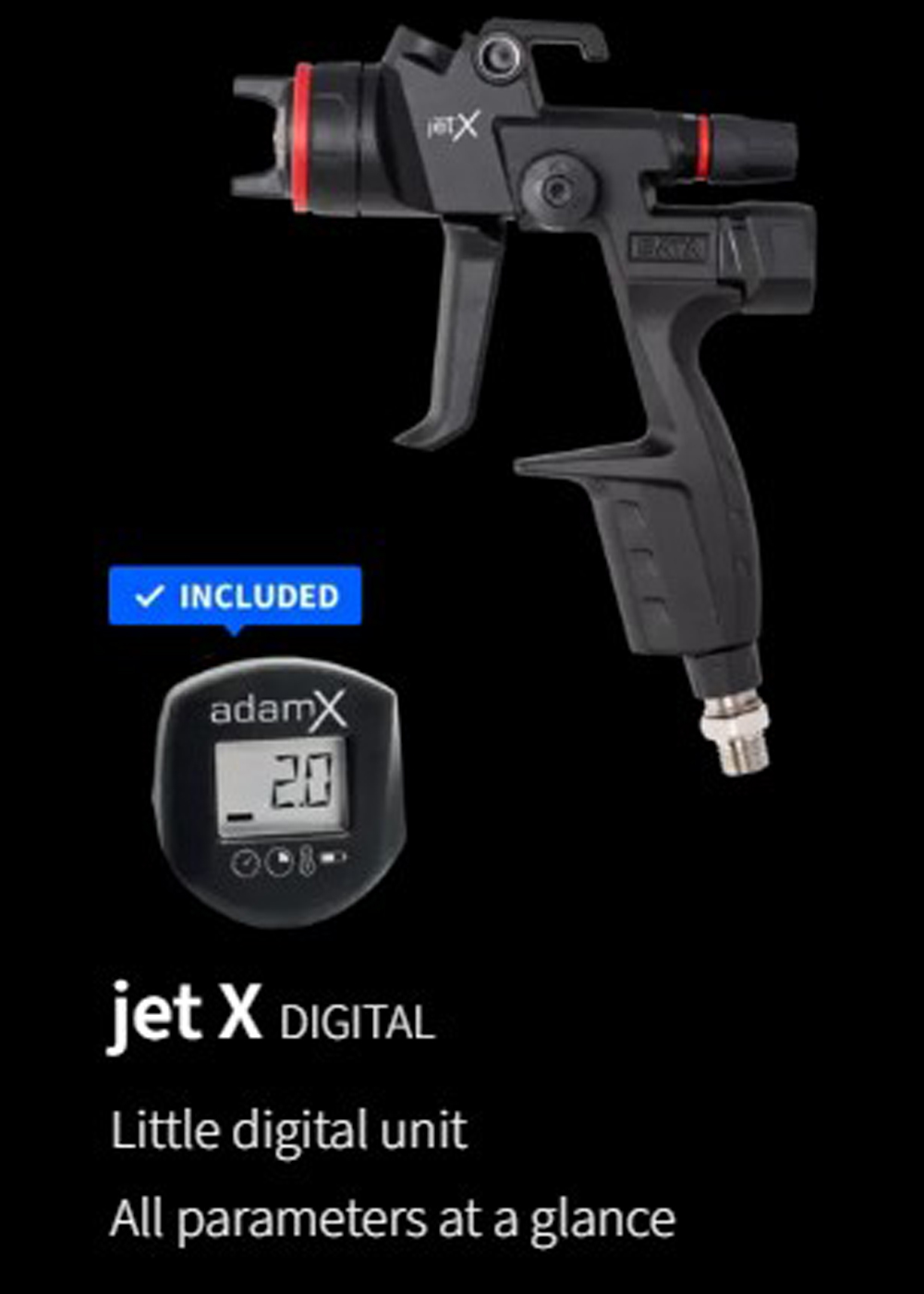 SATA jet X Digital Pro Spray Gun | Spray Guns Direct