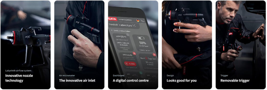 SATA jet X Digital Pro Spray Gun | Spray Guns Direct