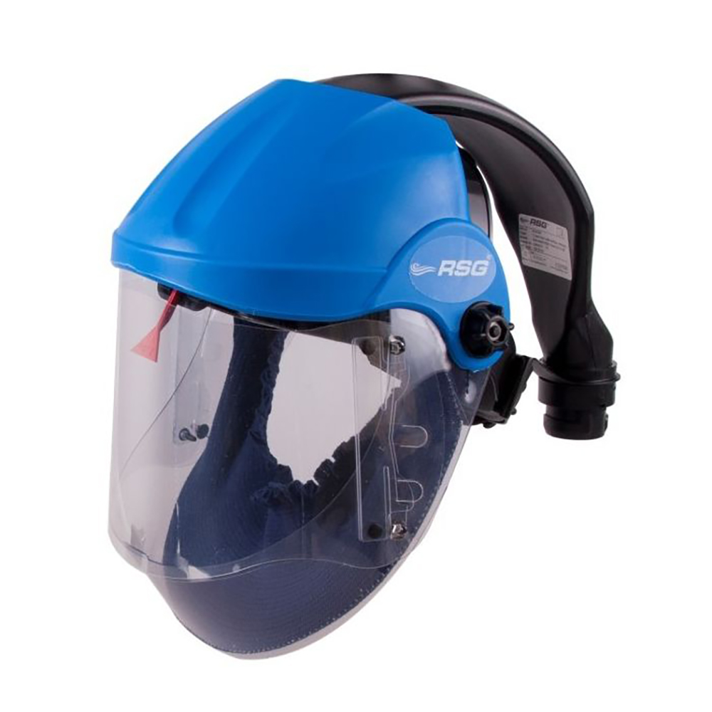 Fast Mover Air Fed Full Face Mask for Paint Spraying.
