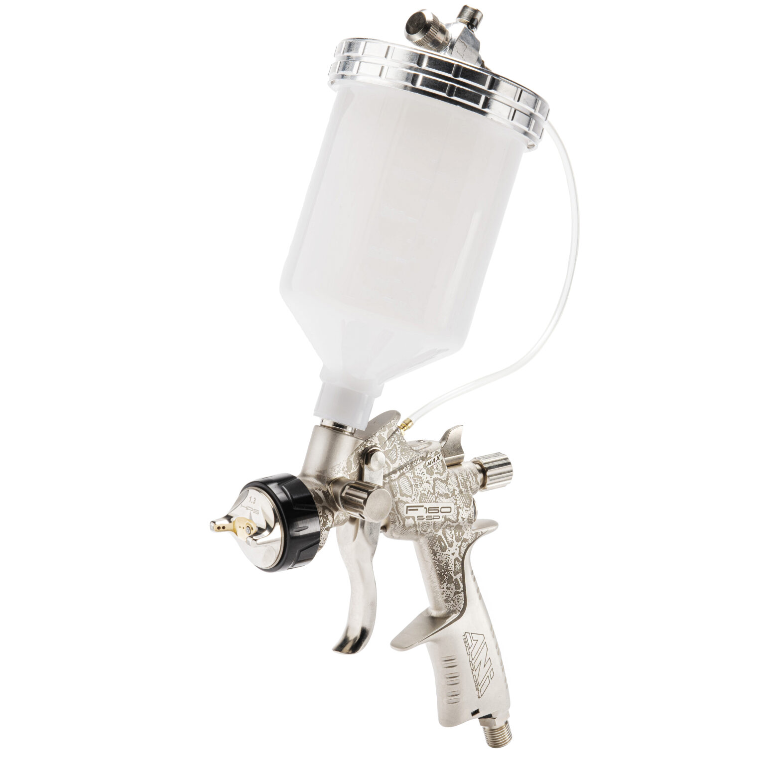 Gravity Spray Guns, DeVilbiss, Iwata, SATA, Sagola, ANI, 3M.