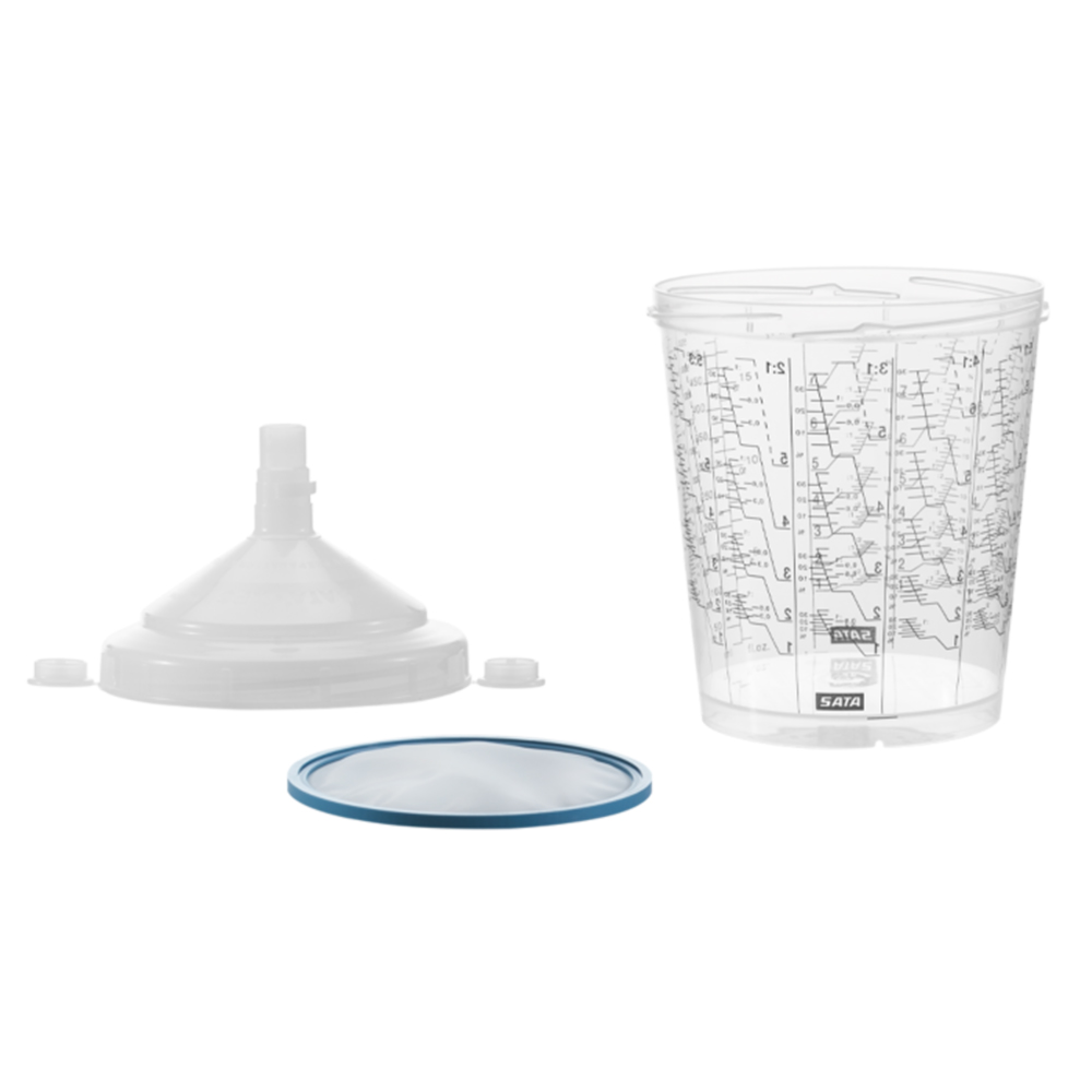 SATA RPS 0.6 Disposable Cup & Lids 125 | 200 micron, Pack of 50