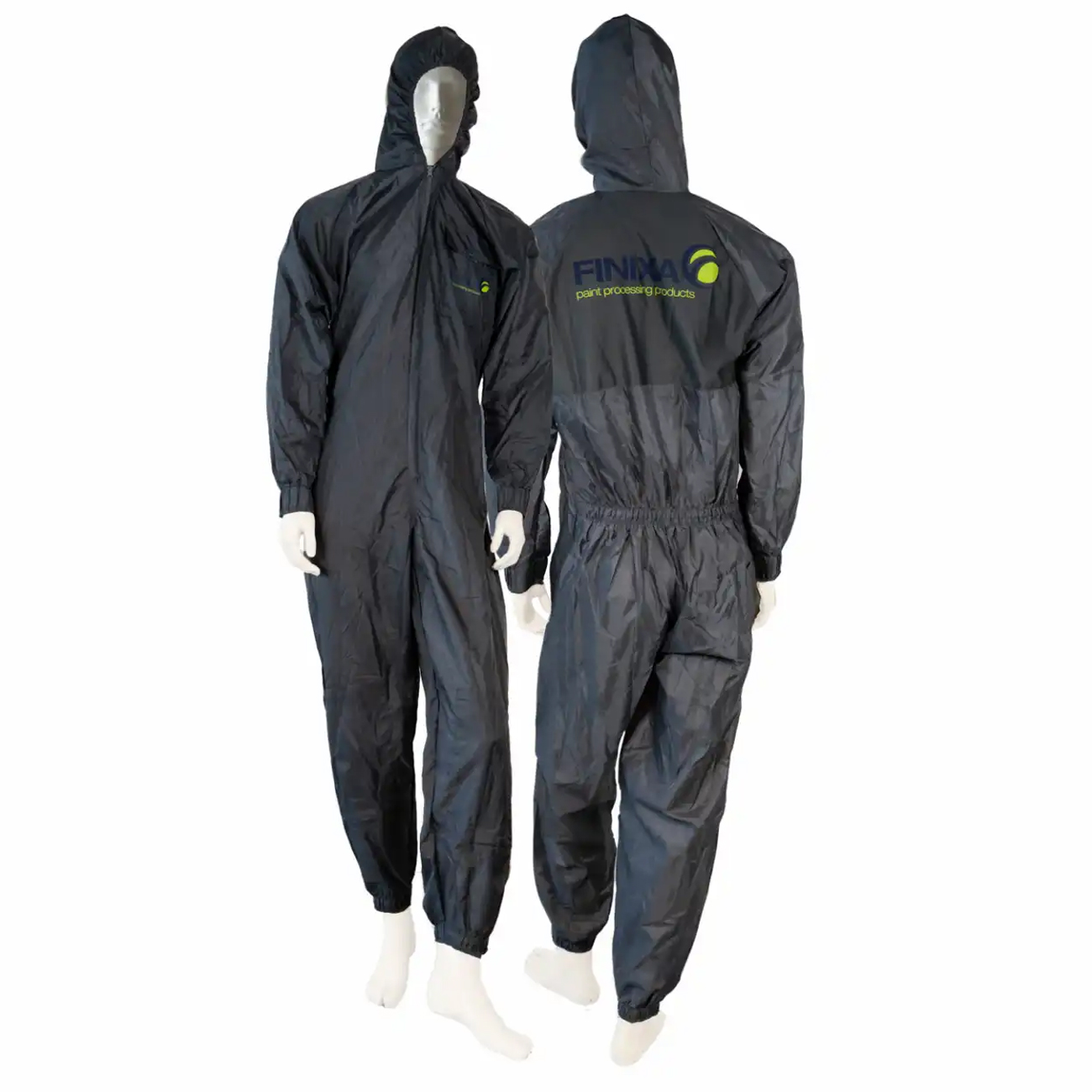 Finixa Polyester Grey Spray Coverall with Optional Knee Protection
