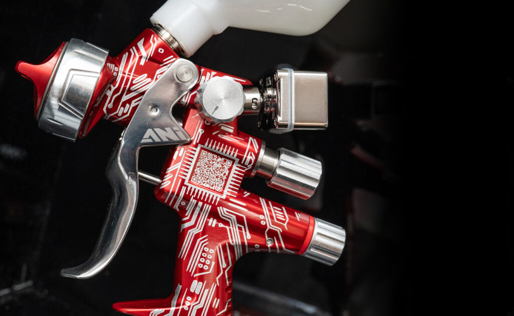 ANi TRONIC Digital Spray Gun with Click-To Gauge