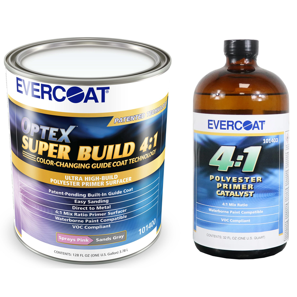 Evercoat Optex Super Build 4:1 Polyester Primer Surfacer 4.69L Kit